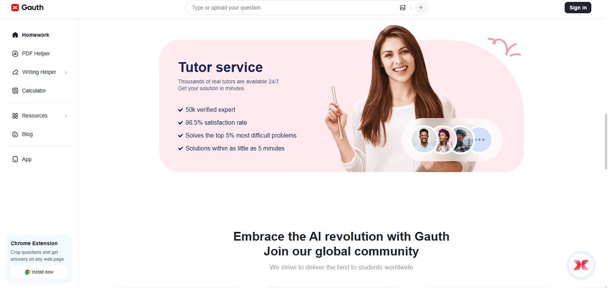 Gauth Reviews, Alternatives, Pricing, & Offerings in 2025 - My ...